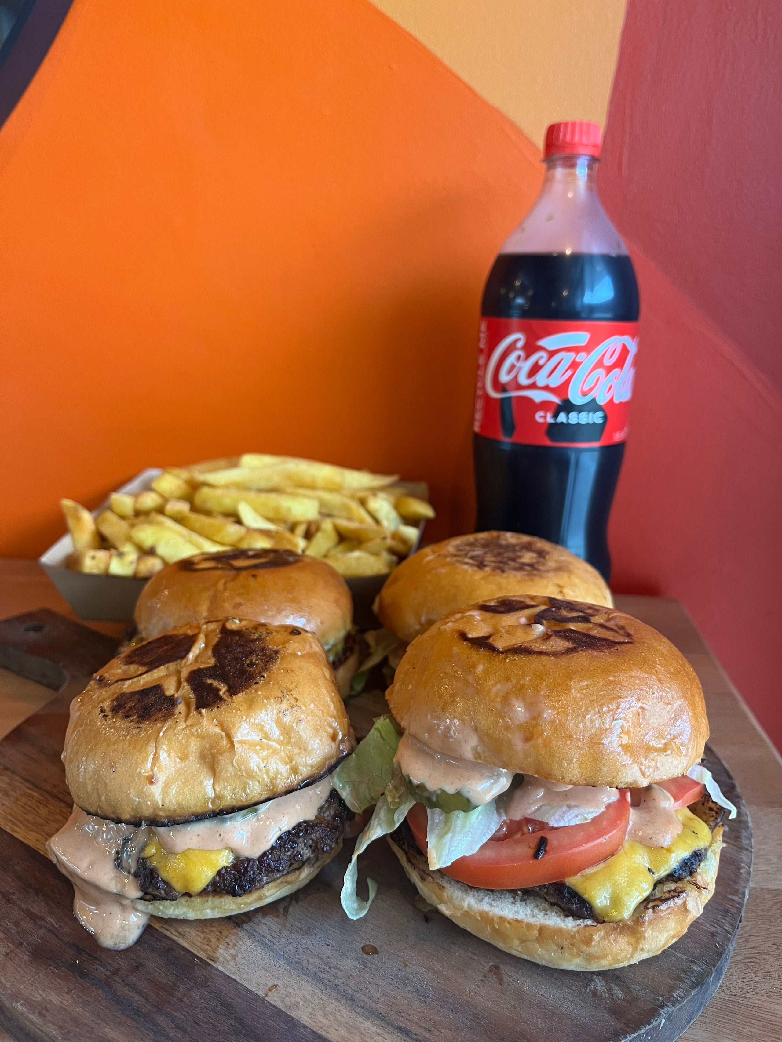 Family Meal Deal Single Beef Smash Burger | The Wood Fired Oven